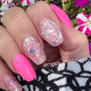 RUBY RED-ICULOUS Neon Dip Powder Dip Powder Dip Powders | Etsy