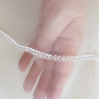 Soft English Net 3m Wide 118 Inches Wide Silk White Sold by the Yard ...