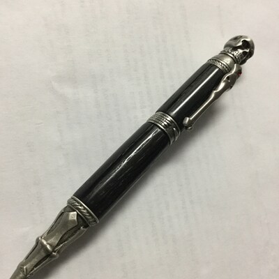 Wood Pen With Scales of Justice - Etsy