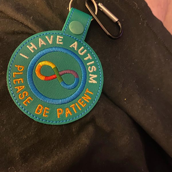 Please Be Patient I Have Autism Tag, Autism Tag for Backpack, Autism ...