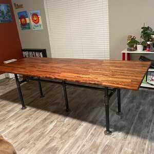 Industrial Pipe Table Base Kit 3/4 X 66 Long - Etsy