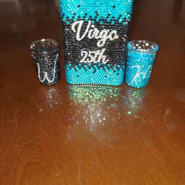 Bling Shot Glass, Branded Shot Glass, Personalized Shot Glass, Sports ...
