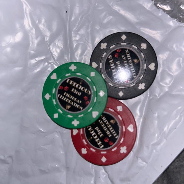 Custom Drink Chips, Drink Token, Free Drink, Drink Chips, Poker Chip ...