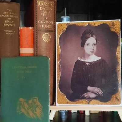 Emily Brontë Writing Artwork Print - Etsy