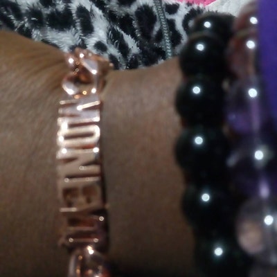 18K Gold Filled Name Necklace Thick Box Chain Custom Name - Etsy