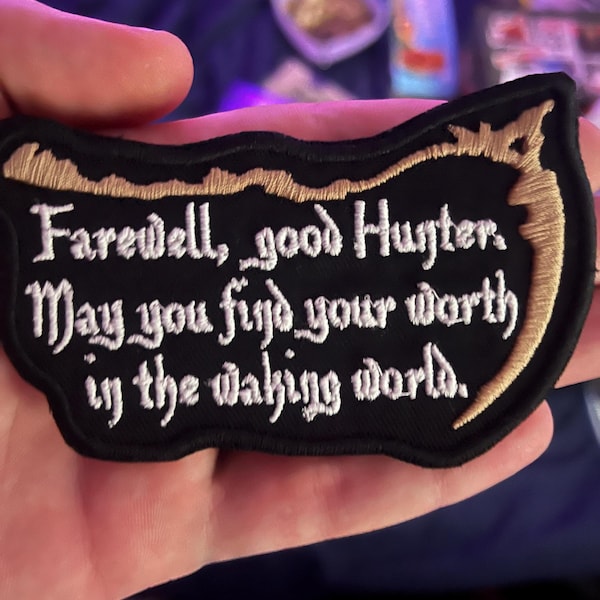 Afterlife Embroidered Patch. Gaming Inspired Patches. Iron on Backing ...