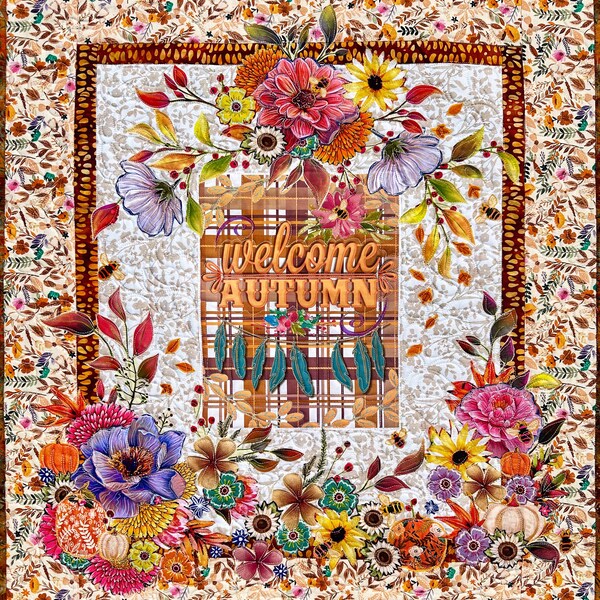 Medallion Blue PWDF324 From Ladybird by Dena Designs for Freespirit ...