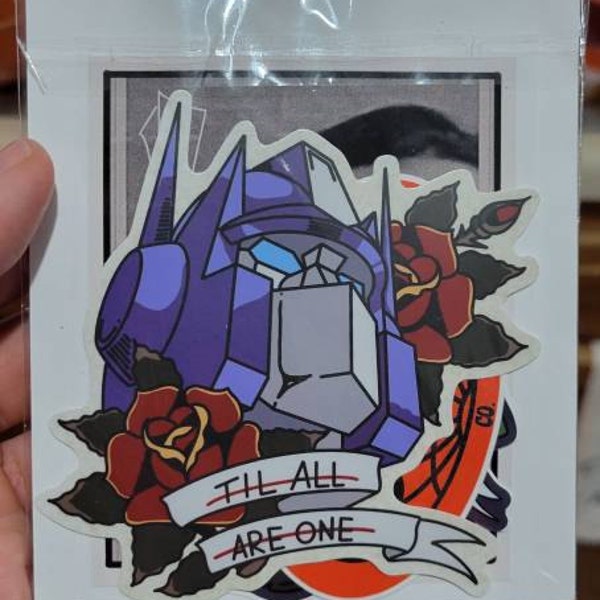 TRANSFORMERS STICKER | Optimus Prime Sticker | Autobot Sticker - Etsy