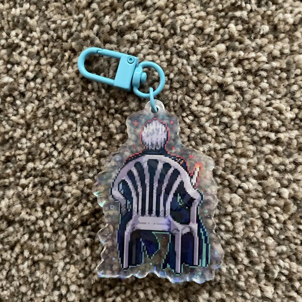 Cyberpunk Edgerunners Acrylic Charms Pixel Art | Double Sided Cracked ...