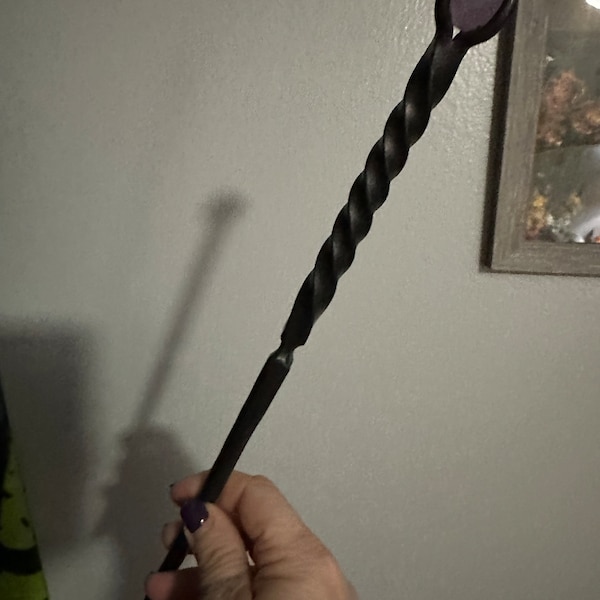Forged Crystal Ball Wand - Etsy