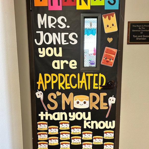 S'MORE Teacher Appreciation Day School Door Decor Classroom Decor ...