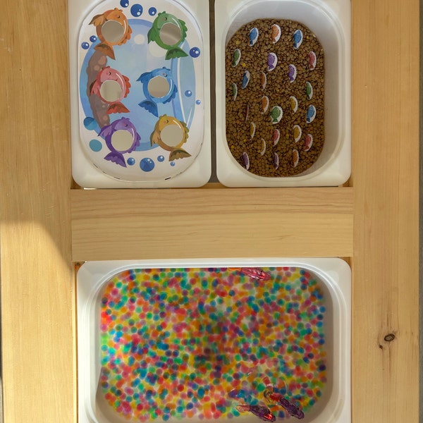 Fish Color Sort Flisat Inserts, Flisat Table, Flisat Insert Printable ...