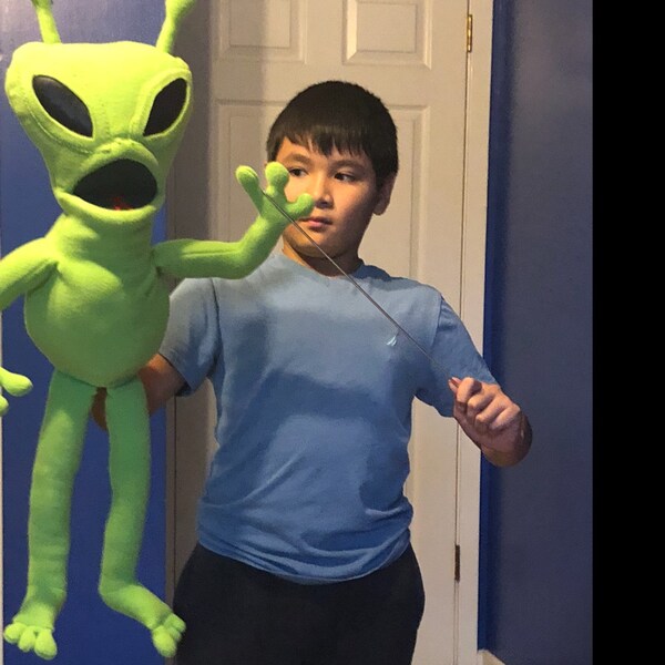 The Alien Puppet From the Youtube Show. - Etsy