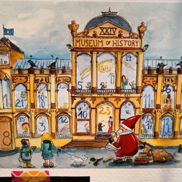 Advent Calendar Museum of History - Etsy