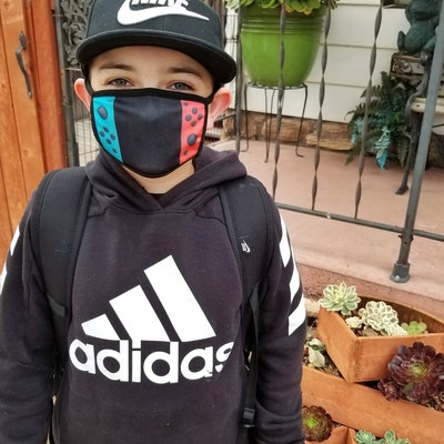 Rubik's Cube Face Mask, Rubik's Mask, Kids, Reversible, Reusable ...