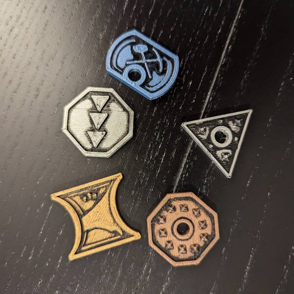 Dungeons and Dragons 5E Coins- Set of 5 - Etsy