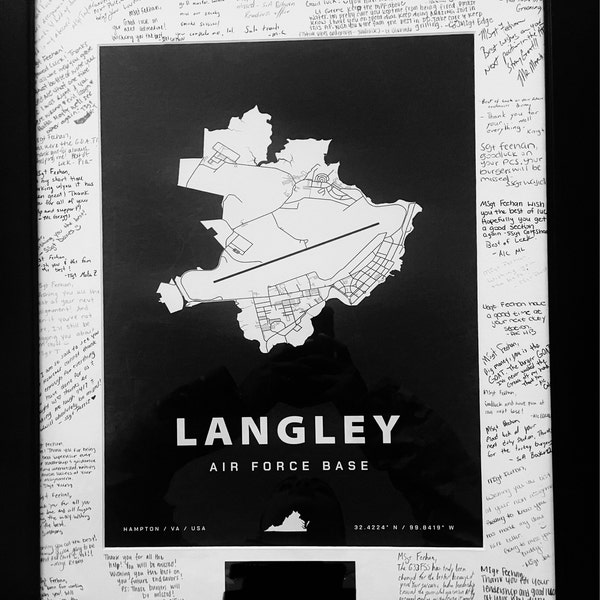 Lackland Air Force Base Map Print - Etsy