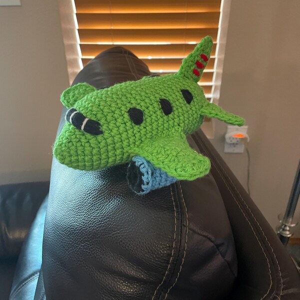 CROCHET AIRPLANE PATTERN, Plush Plane Toy Amigurumi Pattern, Crochet ...