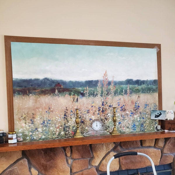 Cottage Core Art | Oversized Vertical Tapestry Wall Hanging | Botanical ...