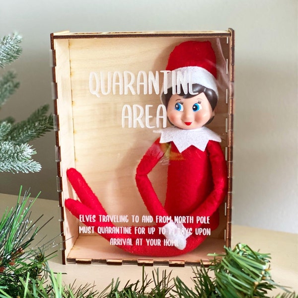 Christmas Elf Quarantine Box 1/8material ONLY DIGITAL FILE - Etsy