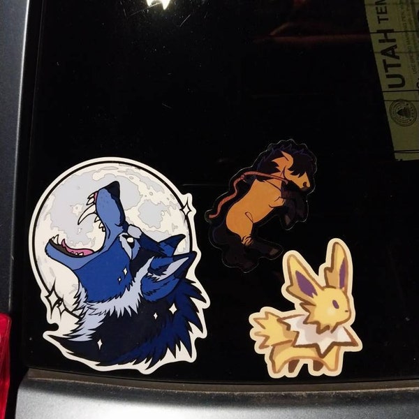 Elemental Creature Keychains - Etsy