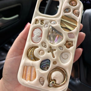IPhone Case Handmade Decoden Colorful Aesthetic Unique Mosaic Vintage ...