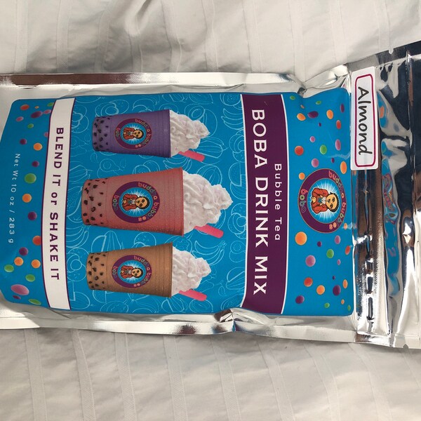 Almond Boba / Bubble Tea Drink Mix Powder by Buddha Bubbles Boba - Etsy