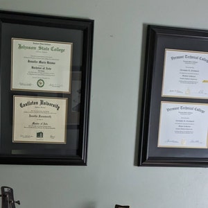 Table Top Picture Frames With Beautiful Wood Moulding and Glass ...