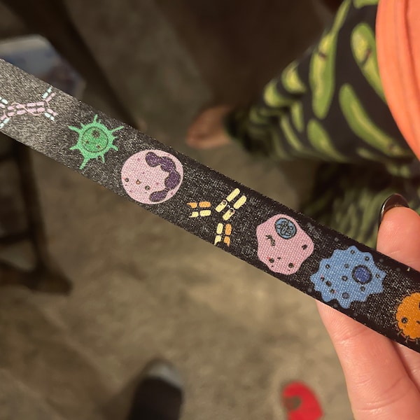 Cute Immunology Lanyard ~ Immune Cells Antibodies Science Kawaii ...