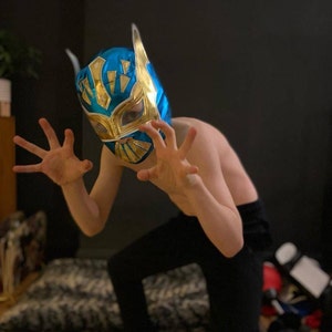 CANEK RETRO Style Wrestling Mask Luchador Costume Wrestler | Etsy
