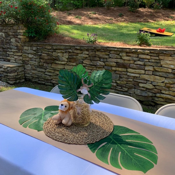 Set of 8 Jungle Safari Animal Centerpieces, Cake Toppers, Party ...