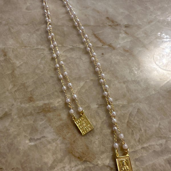 Set of 3 Freshwater Pearl Bracelet With 18K Gold-filled Accents ...