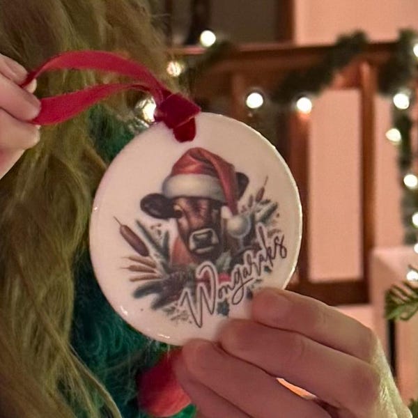 Yellow Ball Python Snake Custom Christmas Ornament of Python ...