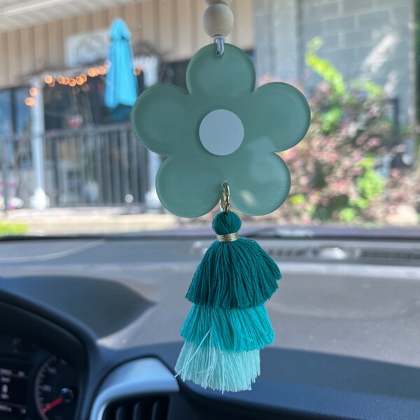 Life is Tough but so Are You Carminder, Tassel Car Hanger, Acrylic ...