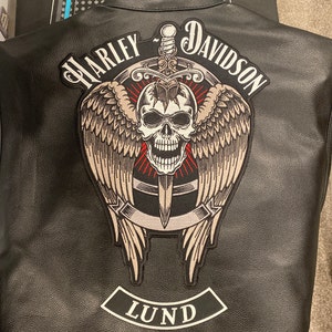 Custom Embroidered Top and Bottom Rocker Set MC Biker Patch - Etsy