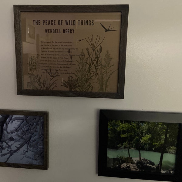 The Peace of Wild Things • wendell Berry Poem • Giclee Edition of ...