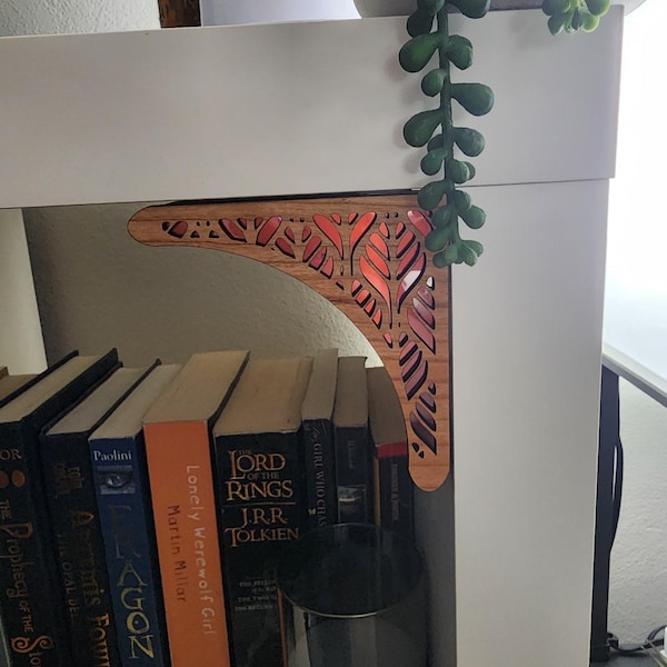 Corner Bookshelf Sun Suncatcher Corbel Hanger | Bookshelf Crystal ...