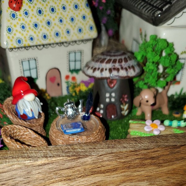 Mini Blue Bird, Fairy Garden Decoration, Terrarium Decor, Plant Poker ...