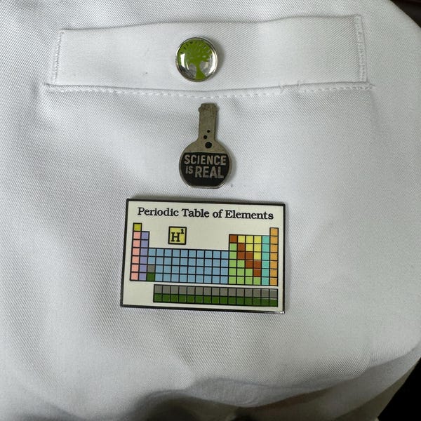 Periodic Table of Elements Hard Enamel Pin - Etsy