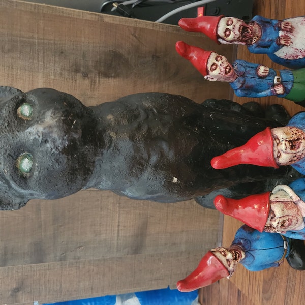 Set of 5 Bite Size Zombie Gnomes - Etsy