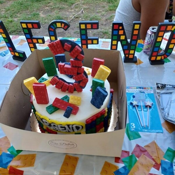 Black brick Script Stand-up Letters, Embedded With Real Bricks. - Etsy