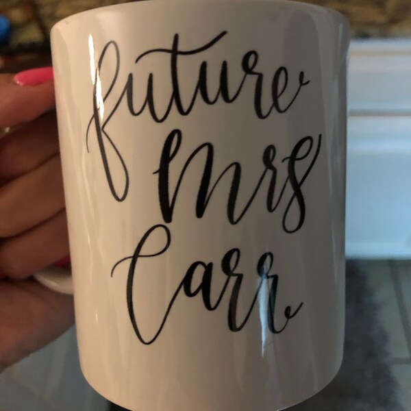 Future Mrs Custom Name Design - Etsy