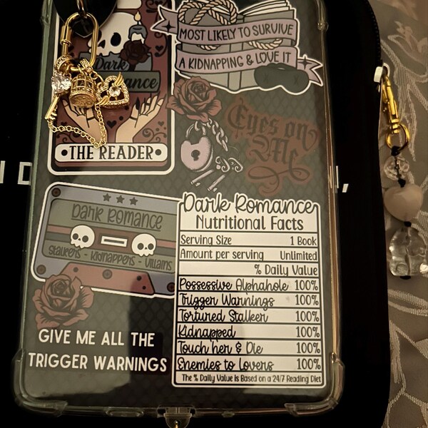 The Romance Valentine Reader Tarot Style Kindle E Reader Insert Card for Clear Case, Kindle ...