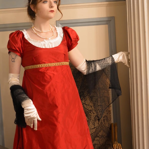 Digital PDF Pattern for Regency Dress - Ball Gown - Double Dart Bodice ...