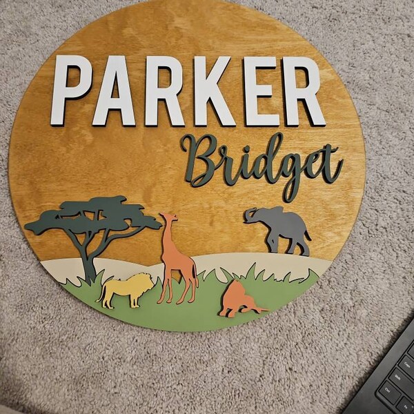 Stacked Names for Nursery, Wooden Letters, Name Sign, Nursery Letters ...