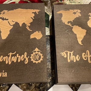 Keepsake Box, Adventure, World Map Box, Travel, Decorative ...