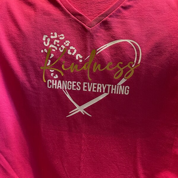 Kindness Changes Everything Svg, Insprational Phrase Svg, Leopard ...
