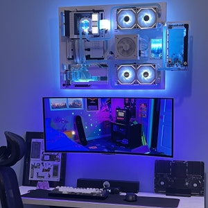 Wall Computer Dual Radiator, Wall Computer, Open Air Computer Case ...