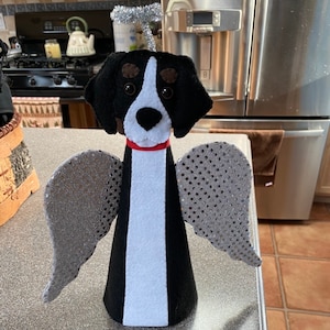 Black Poodle Christmas Tree Topper - Etsy