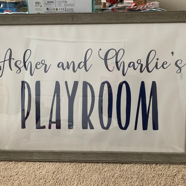 DIGITAL FILE, Personalized Playroom Printable, Playroom Sign, Playroom ...